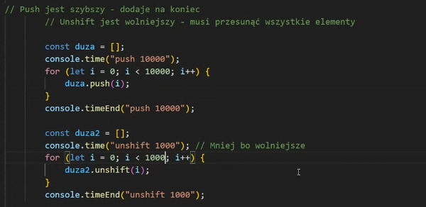 JS - TABLICE, TWORZENIE TABLIC I METODY TABLICOWE